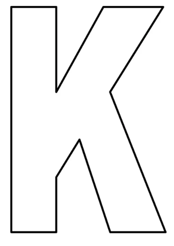 Letras do Alfabeto para Imprimir: Moldes Grandes para Professores e ...